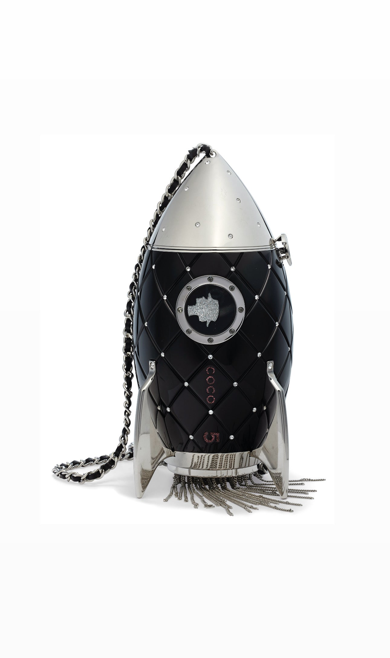 Chanel Limited Edition Black Lucite and Crystal Rocket Ship – Its A Luv ...